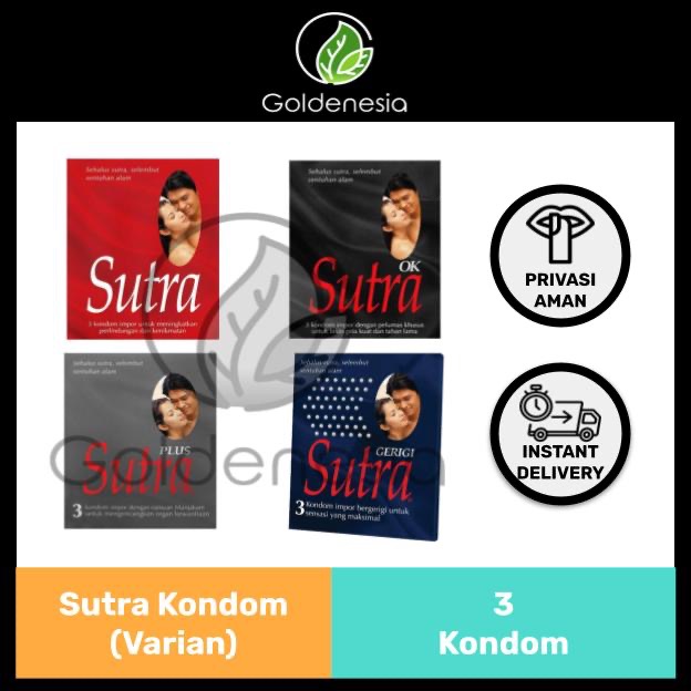 Jual Kondom Sutra Isi 3 / Isi 12 / Isi 24 Varian Merah / OK Hitam ...
