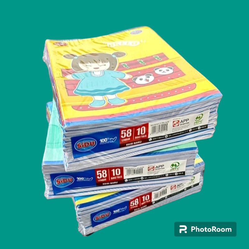 Jual Sinar Dunia Buku Tulis 58 Lembar 10 Buku Murah | Shopee Indonesia