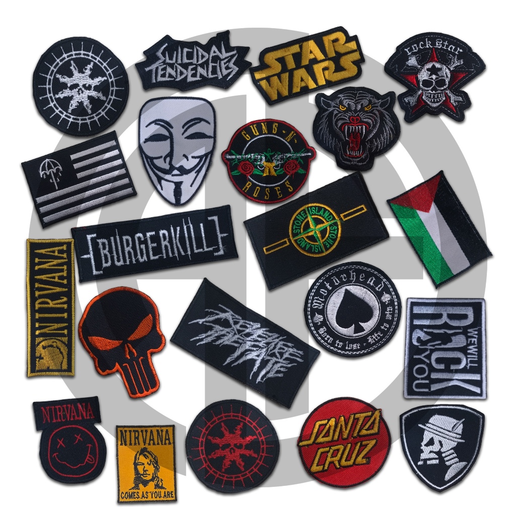 Jual Patch Bordir / Emblem Patch / Tempelan Jaket, Tas atau Celana ...