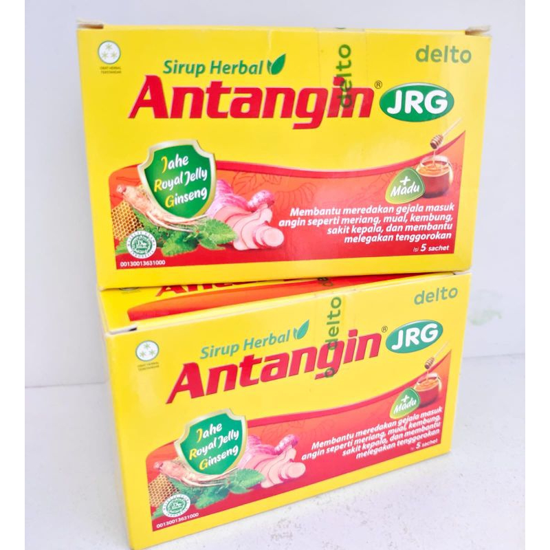 Jual sirup herbal Antangin 1 box isi 5 sachet obat pereda masuk angin ...