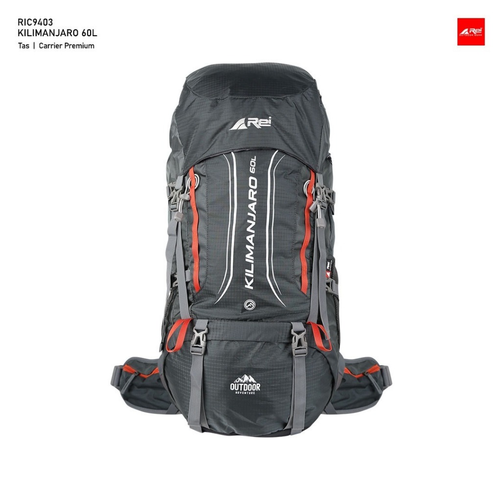 Jual Tas Gunung / Carrier Kilimanjaro 60 iter Arei Outdoorgear | Shopee ...