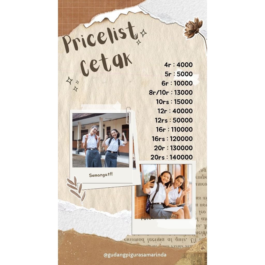 Jual Cetak foto ukuran Standar (4r,5r,6r,10r,10rs) | Shopee Indonesia