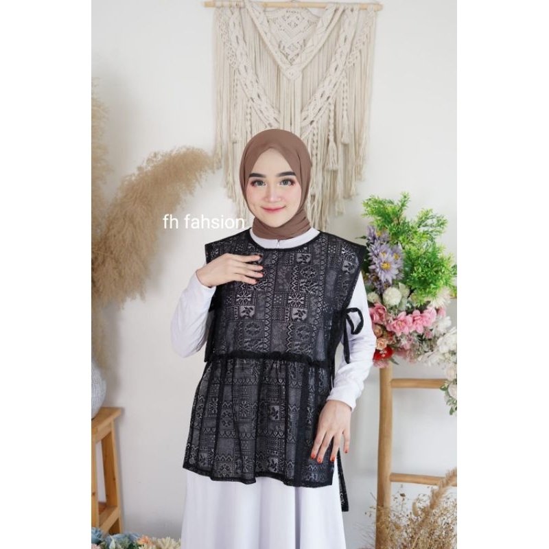 Jual VEST ANDINN// VEST REMPEL BRUKAT// ROMPI BRUKAT/OUTER BRUKAT ...