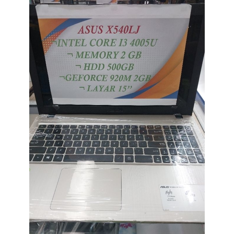 Jual ASUS X540LJ I3 4005U 2GB 500GB Geforce 920M 2GB | Shopee Indonesia