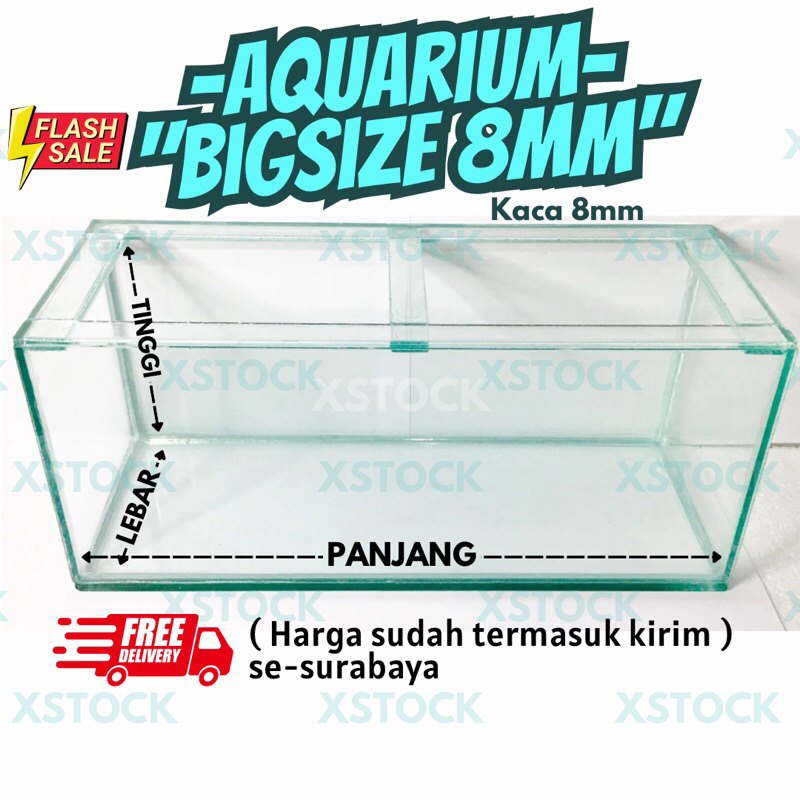 Jual AQUARIUM KACA 100 - 120 CM 8MM TANK IKAN HIAS MURAH VIA INSTAN ...