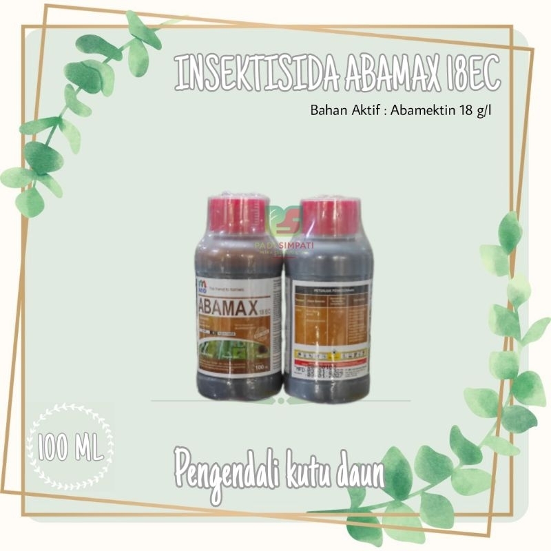 Jual Insektisida Abamektin ABAMAX 18 EC 100ML / Insektisida Hama Ulat ...