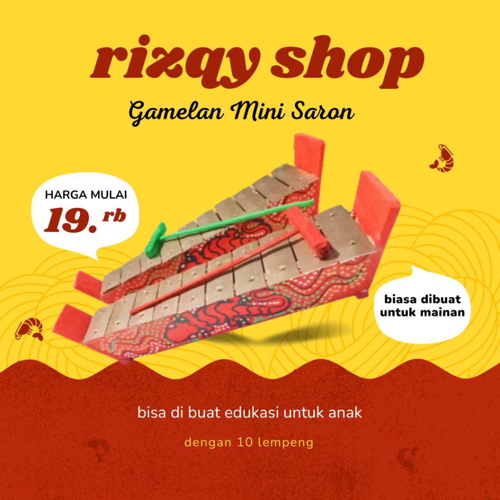 Jual Gamelan Mini Saron Dengan 10 Bilah | Shopee Indonesia