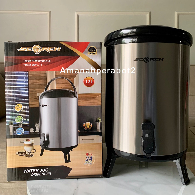 Jual Dispenser Termos Waterjug Air Panas/Dingin StainlesSteel / Termos ...