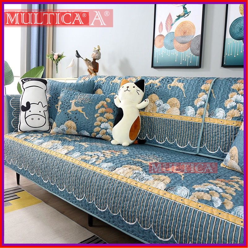 Jual MULTICA COD Alas Sofa Nara COVER Tempat Duduk Motif Kain Flatlay Backdrop Prop Layout ...
