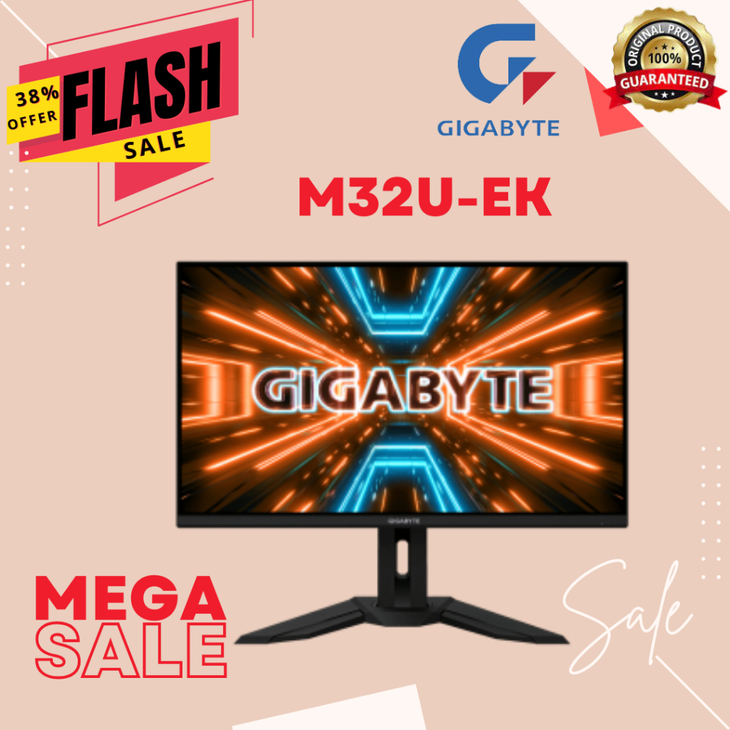Jual Gigabyte Monitor M32U-EK | Shopee Indonesia