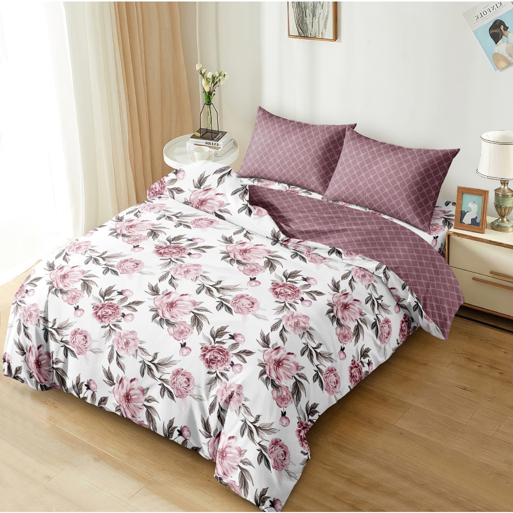 Jual Aloha - Bed Cover Set King 180x200 Tinggi 20 Fitted - Gista ...