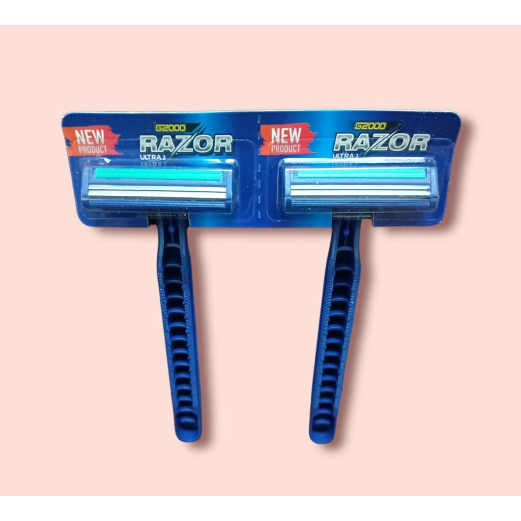 Jual READY STOK ALAT CUKUR RAZOR SILET DUA MATA RAZOR ULTRA 2 G2000 ...