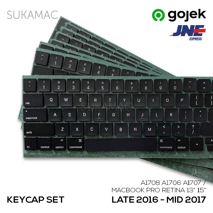 Jual Tombol Keycap Full Set MacBook Pro A1706 A1708 A1707 | Shopee ...