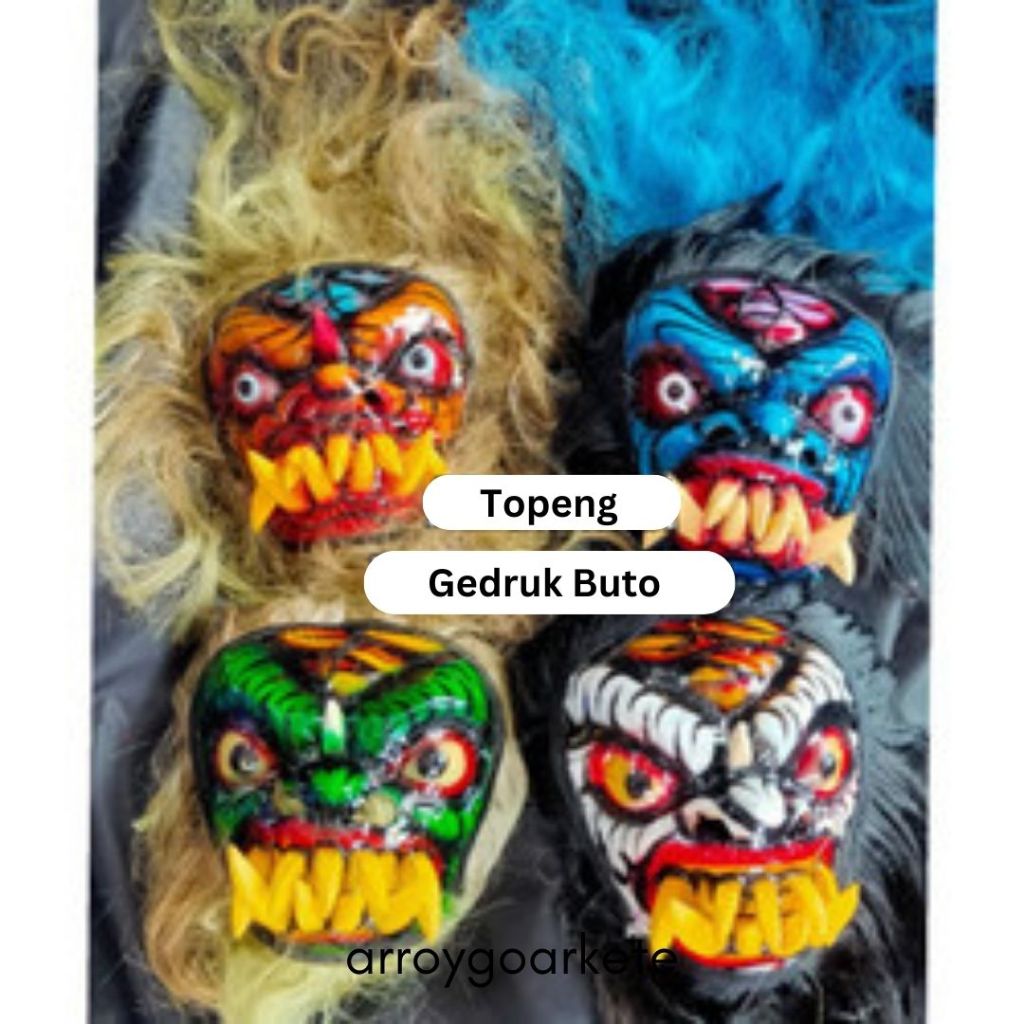 Jual Topeng Gedruk Karakter Buto Ijo / Topeng Rampak Buto | Shopee ...