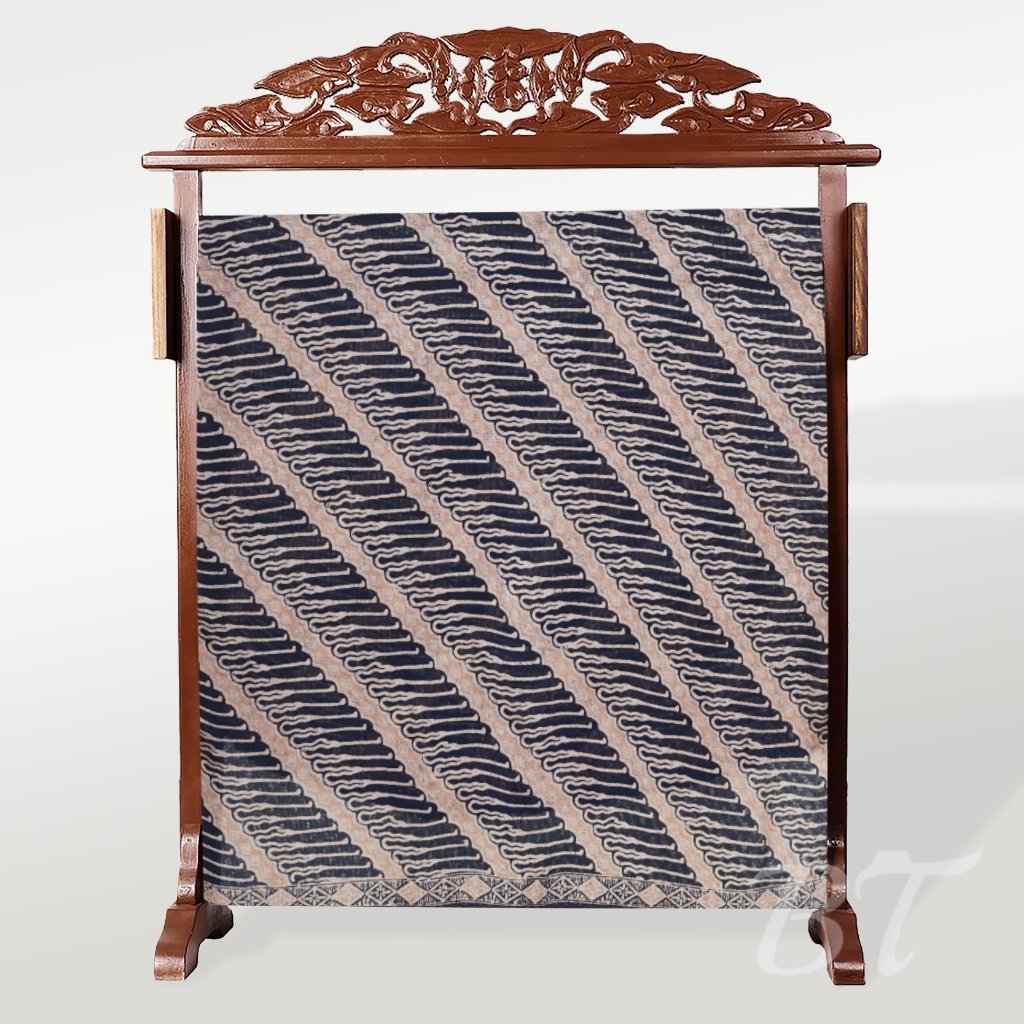 Jual BATIK TRUSMI Bahan Kain Viscose Untuk Baju Batik Cap Motif Liris ...