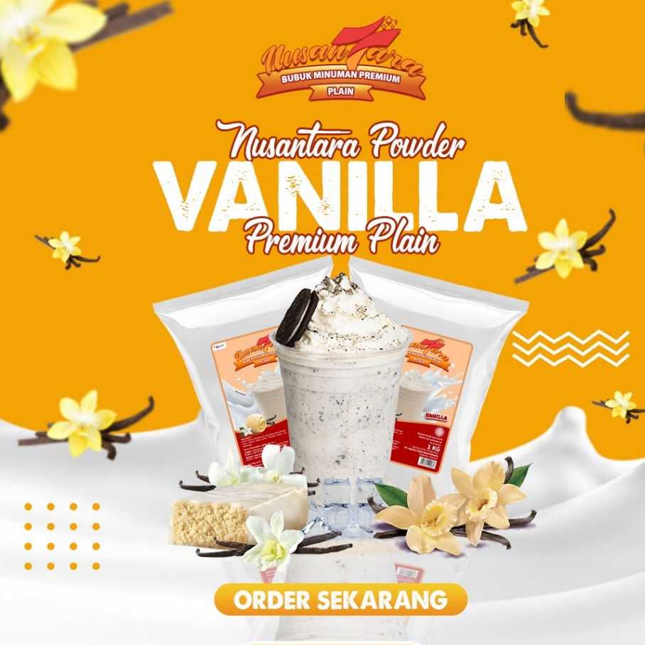 Jual NUSANTARA Bubuk Minuman Plain Rasa Vanilla / Vanilla Tanpa Gula 1 ...