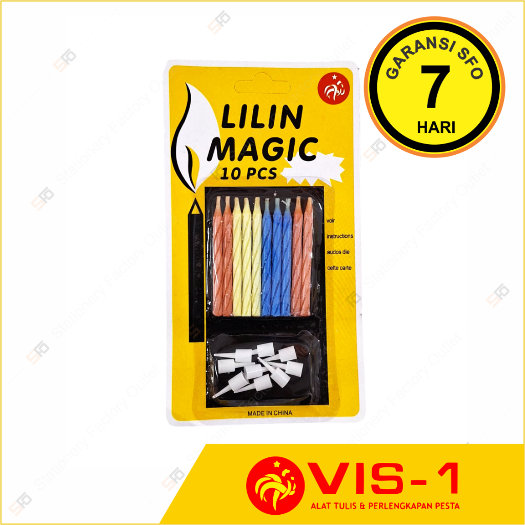 Jual Lilin Magic Ulang Tahun VIS-1 - Candle Pesta Murah | Shopee Indonesia