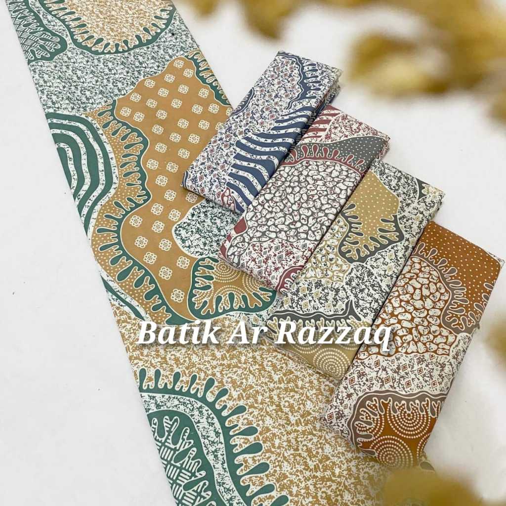 Jual Kain batik printing katun Trr halus motif batu alam bahan baju seragam bridesmaid batik ...