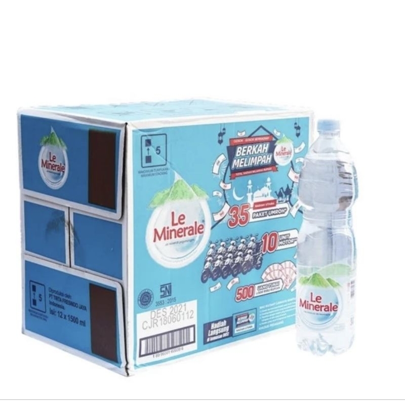 Jual Le Mineral 1500ml Air Le Mineral 1,5ltr per 1 Botol | Shopee Indonesia
