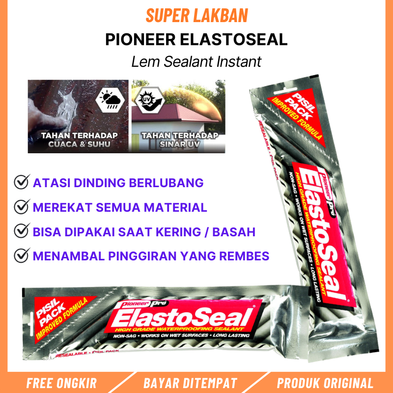 Jual Lem Atap Rumah Anti Bocor Pioneer Elastoseal Perekat Dinding ...