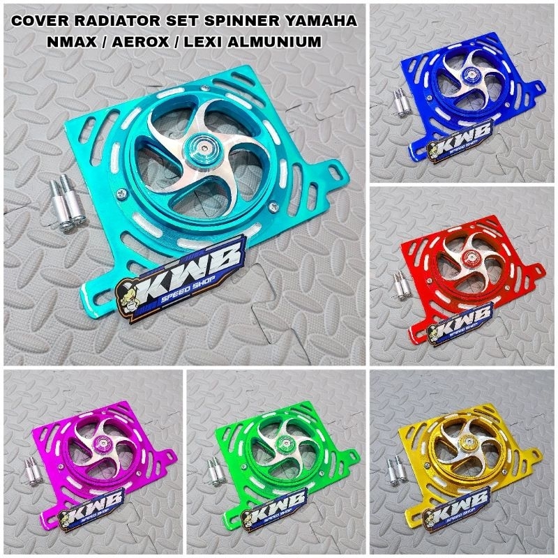 Jual Cover radiator set spinner yamaha nmax / aerox / lexi almumium ...