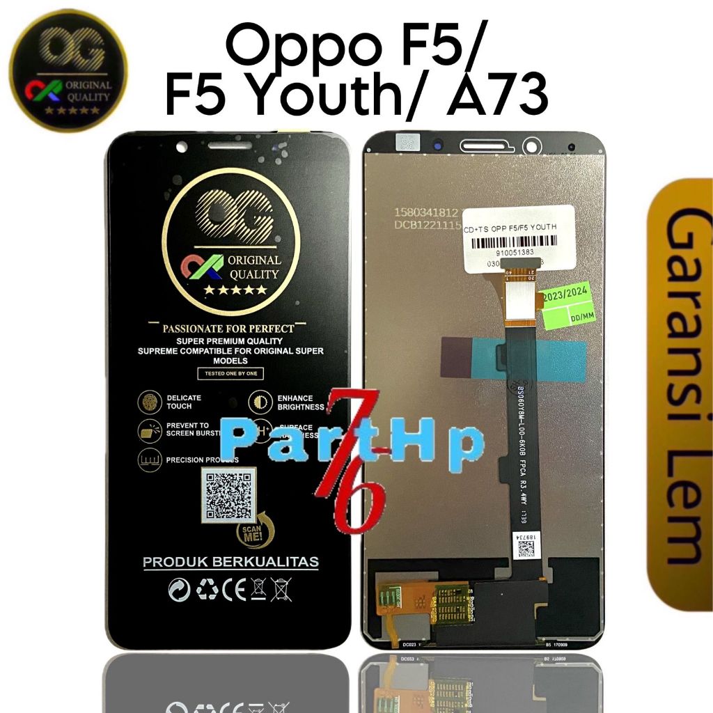 Jual ORIGINAL SUPER OG - LCD Touchscreen Oppo F5 / F5 Plus / F5+ / F5 Youth A73 / CPH1723 ...