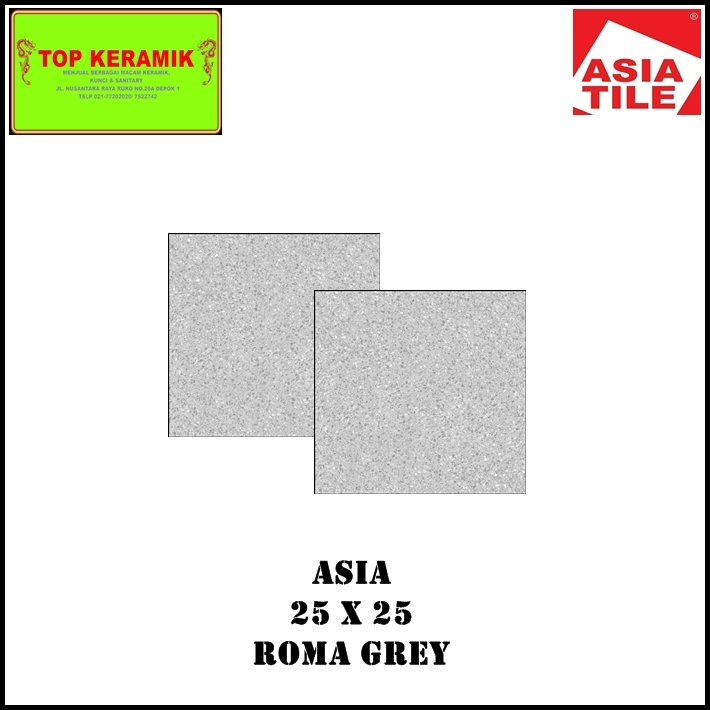 Jual Keramik Asia 25x25 Roma Grey Kw 1 | Shopee Indonesia