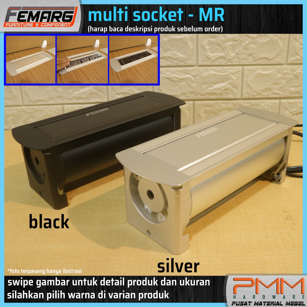 Jual multi socket-MR FEMARG | stop kontak colokan meja meeting office ...