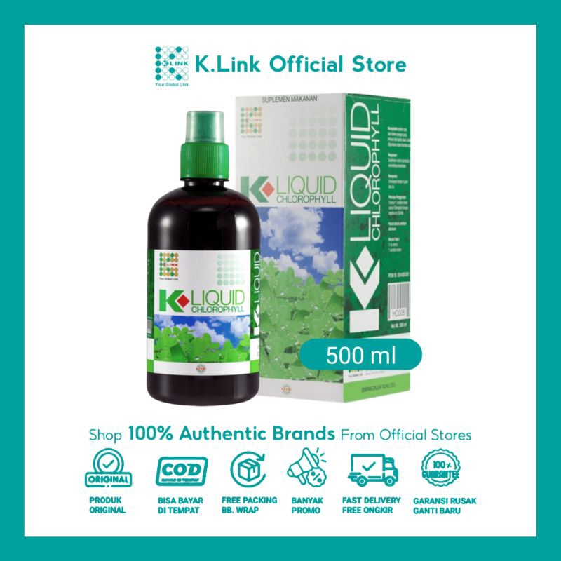 Jual Klorofil Original Liquid Chlorophyl K Link Klink Official Store ...