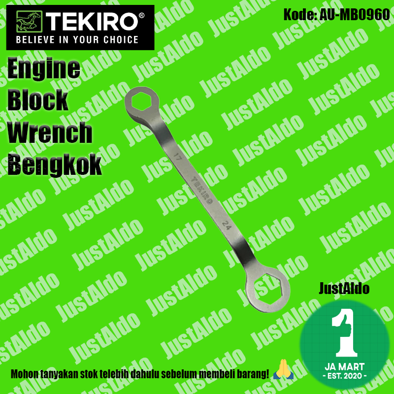 Jual Kunci Blok Mesin Engine Block Wrench Bengkok Tekiro | Shopee Indonesia