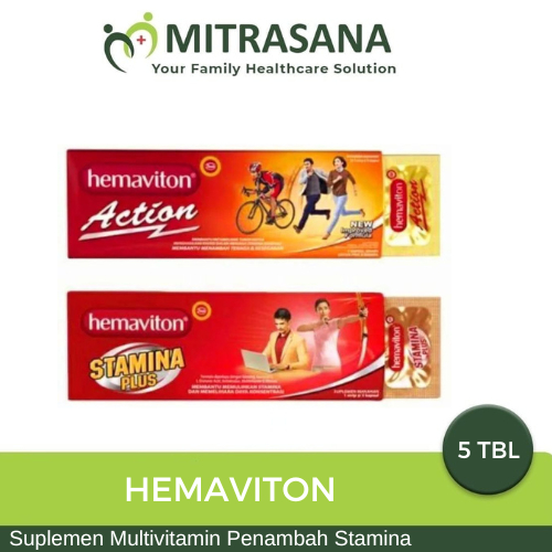 Jual Hemaviton Multivitamin Strip isi 5 Kapsul | Multivitamin Penambah ...