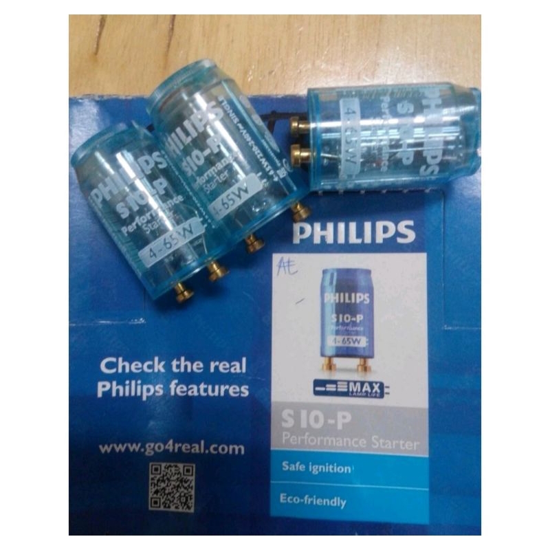 Jual PHILIPS Starter S10-P 4-65W (Starter Lampu Neon 4-65W) | Shopee ...