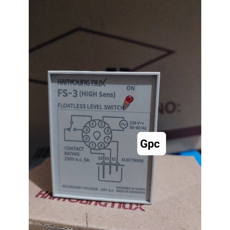 Jual FLOATLESS LEVEL SWITCH HANYOUNG FS-3A + SOCKET | Shopee Indonesia