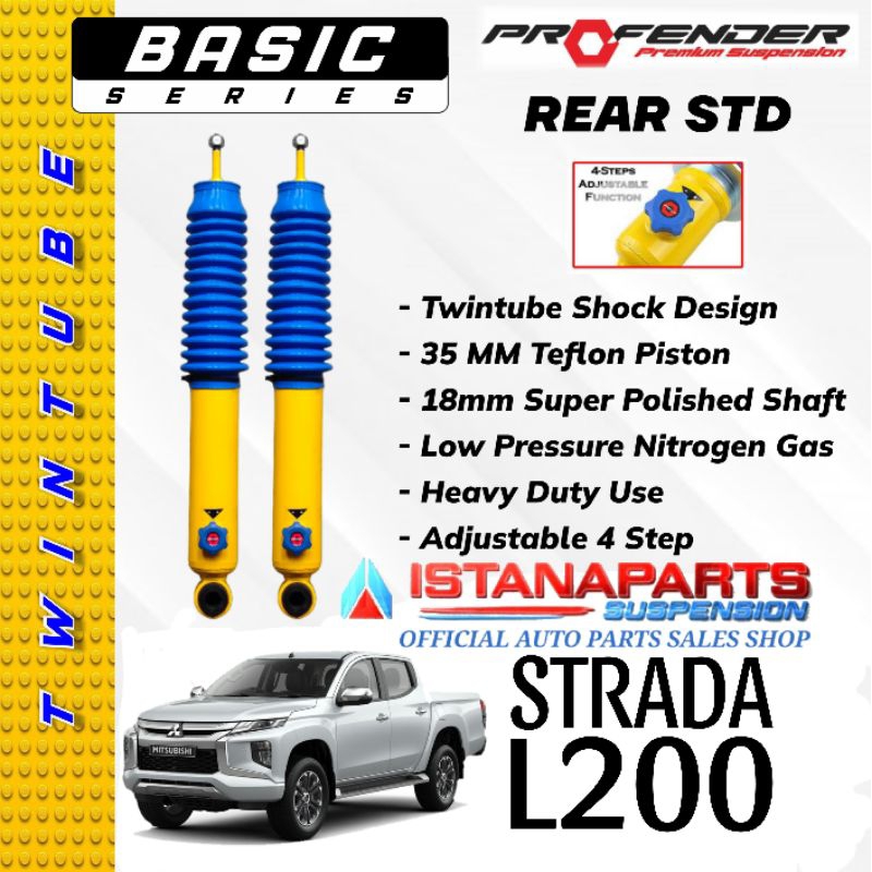 Jual SHOCKBREAKER PROFENDER ADJUSTABEL MITSUBISHI STRADA L200 BELAKANG ...