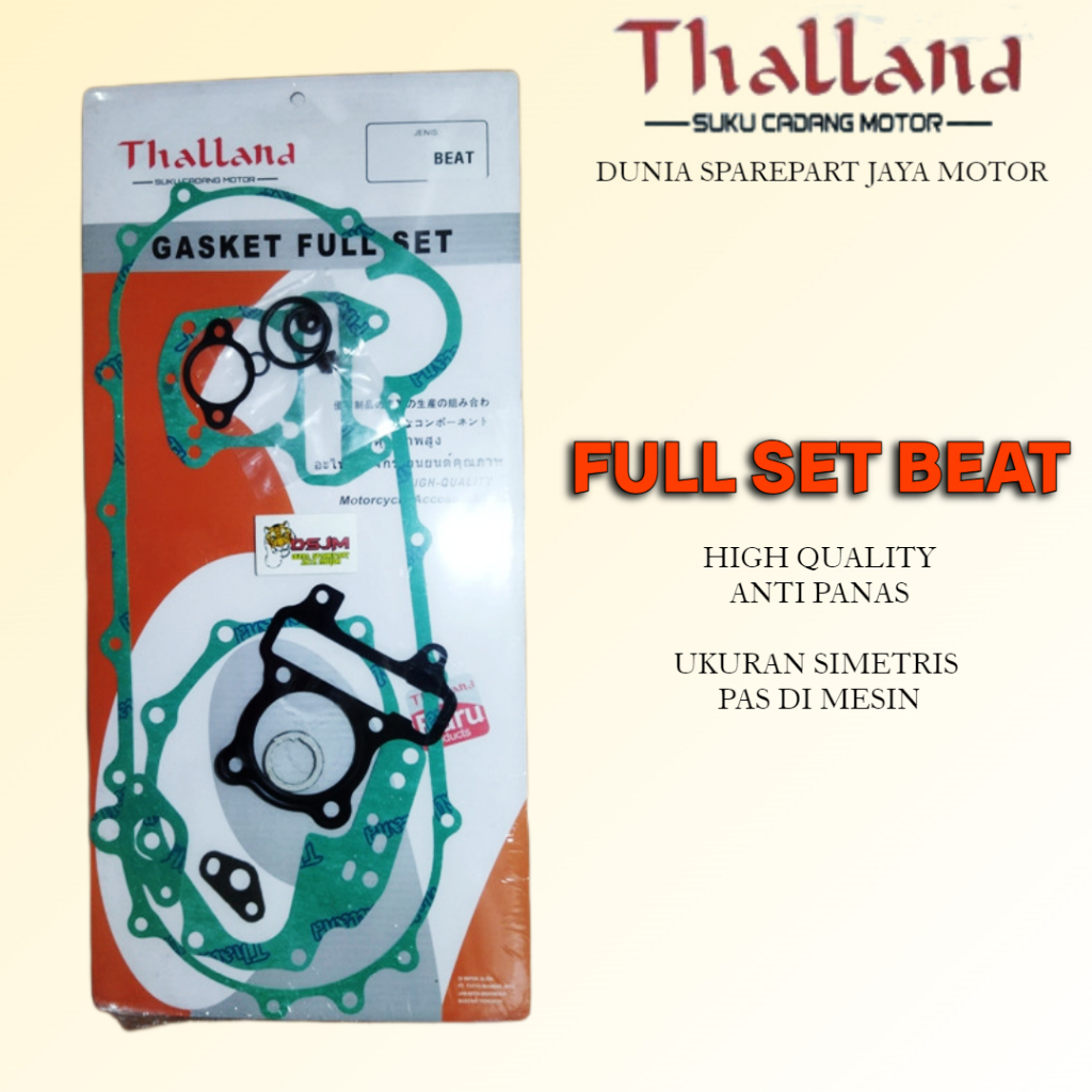 Jual GASKET PAKING FULL SET BEAT SCOOPY KARBU PLUS SEAL KLEP PACKING FULLSET BEAT THALLAND ...