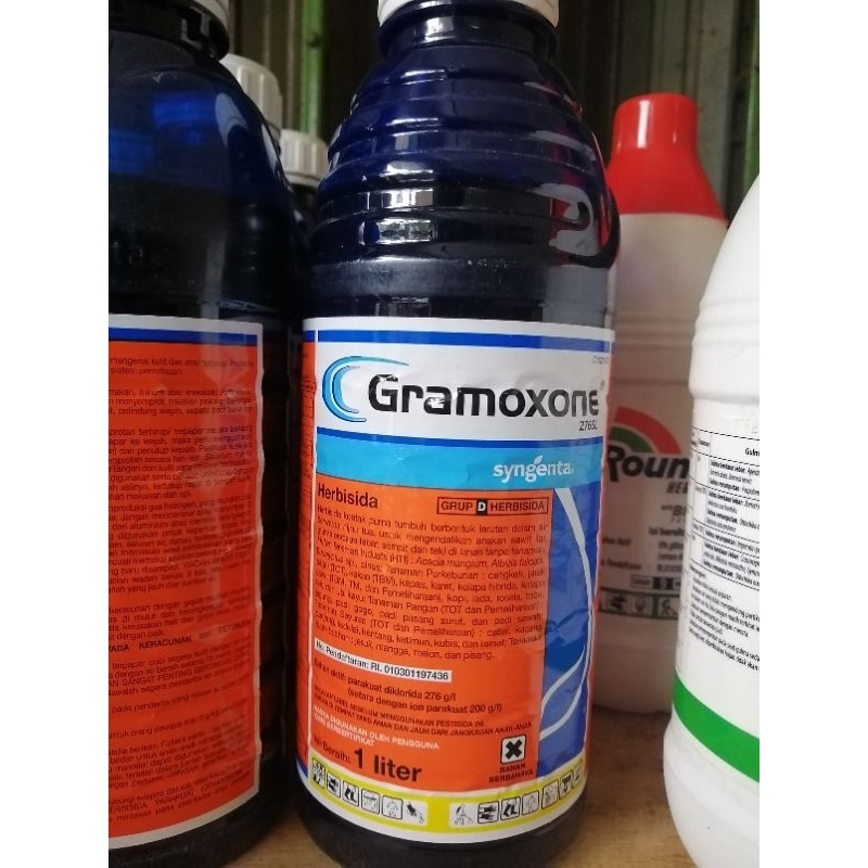 Jual gramoxone 276 sl 1 ltr herbisida pembunuh rumput dan gulma ...
