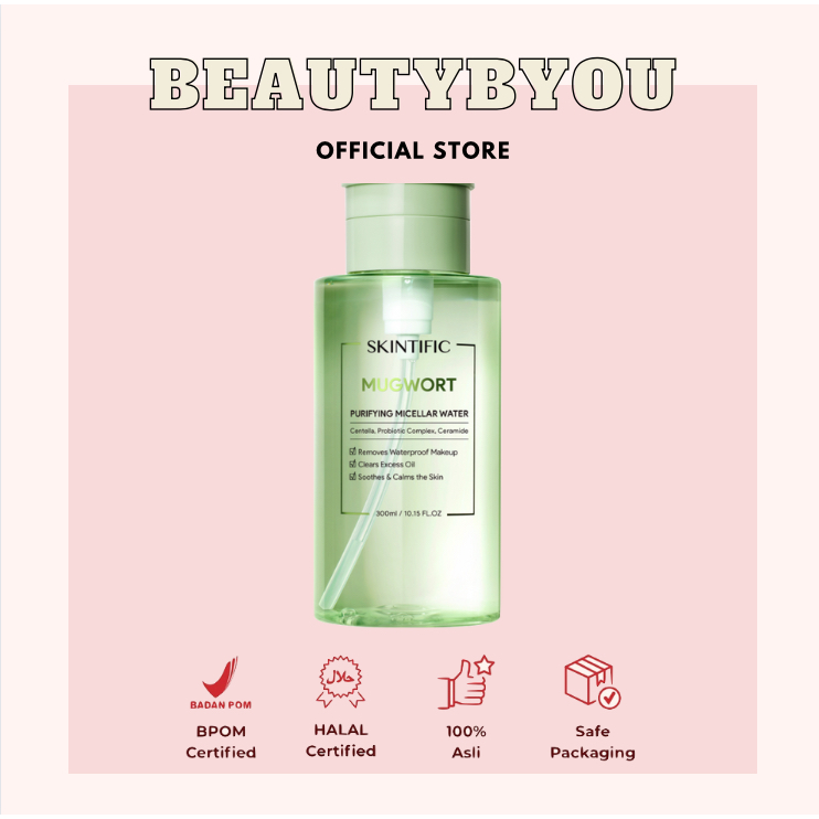 Jual SKINTIFIC Mugwort Purifying Micellar Water Cleansing Oil/Clean and ...