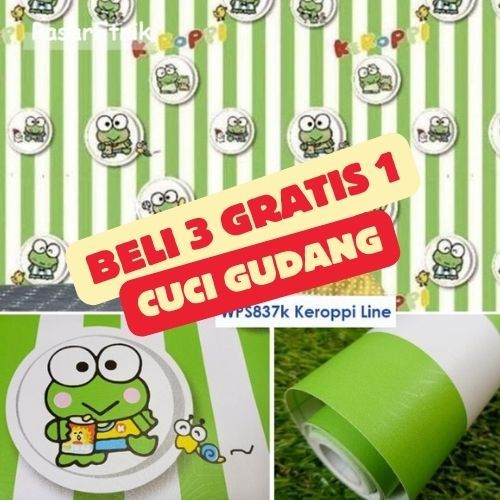 Jual Wallpaper Dinding Keropi premium GH 133 5MX45CM | Shopee Indonesia
