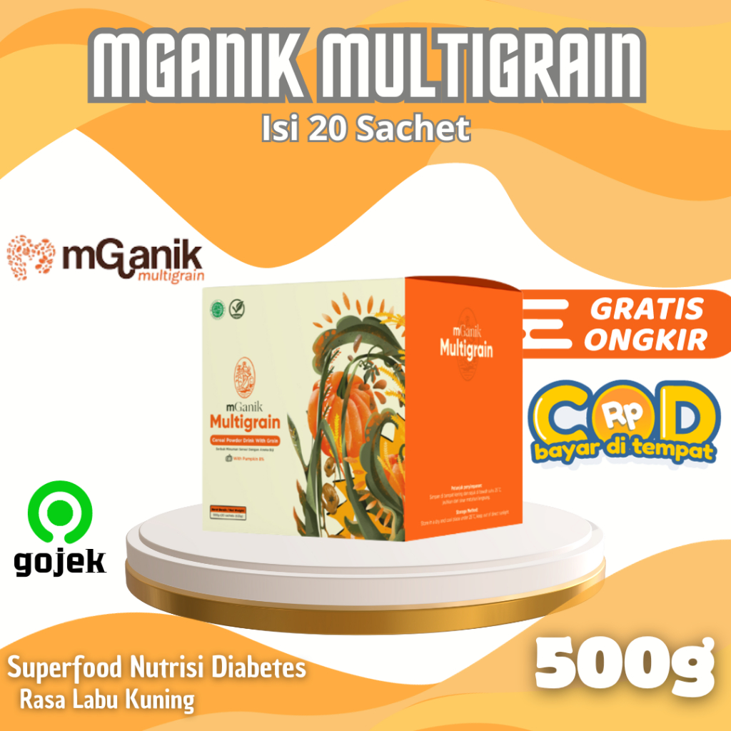Jual MGanik Multigrain 20 Sachet 500g obat diabetes paling ampuh di ...