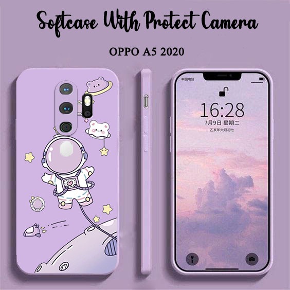 Jual Softcase Lentur Camera Protect Motif Astronout For OPPO A5 2020 A9 ...