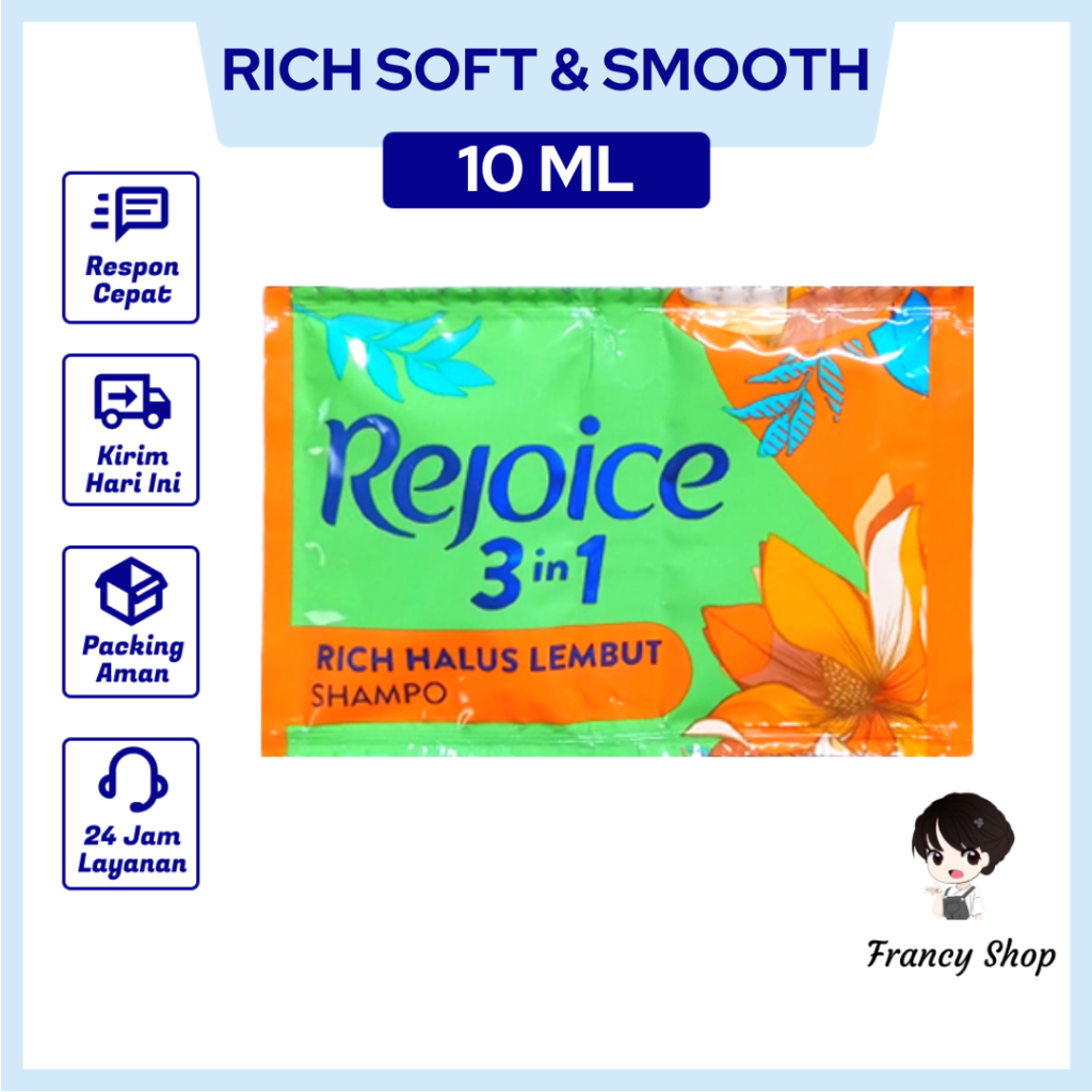 Jual Rejoice Rich Soft & Smooth Shampo Sachet 10 ml | Shopee Indonesia