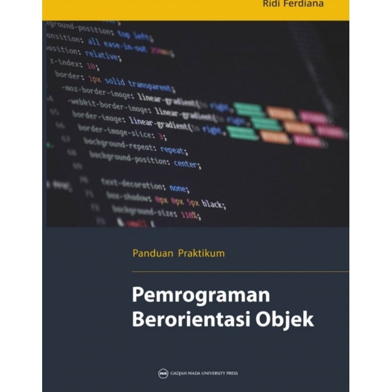 Jual Buku Panduan Praktikum Pemrograman Berorientasi Objek - UGM PRESS | Shopee Indonesia