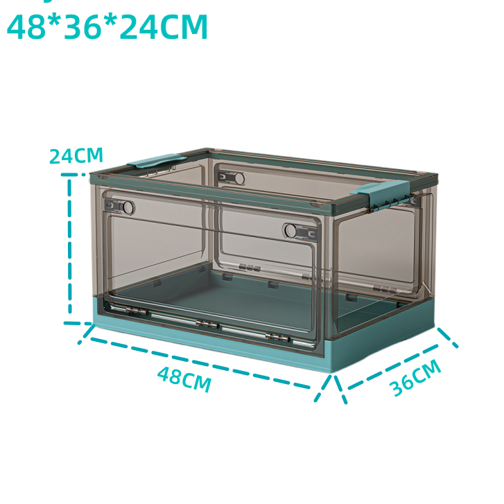 Jual Transparan Storage box Foldable Penyimpanan Box Kapasitas ekstra ...
