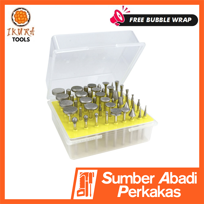 Jual IKURA DMP202 Mata Bor Tuner Intan Set 50 Pcs Diamond Mounted Mini ...