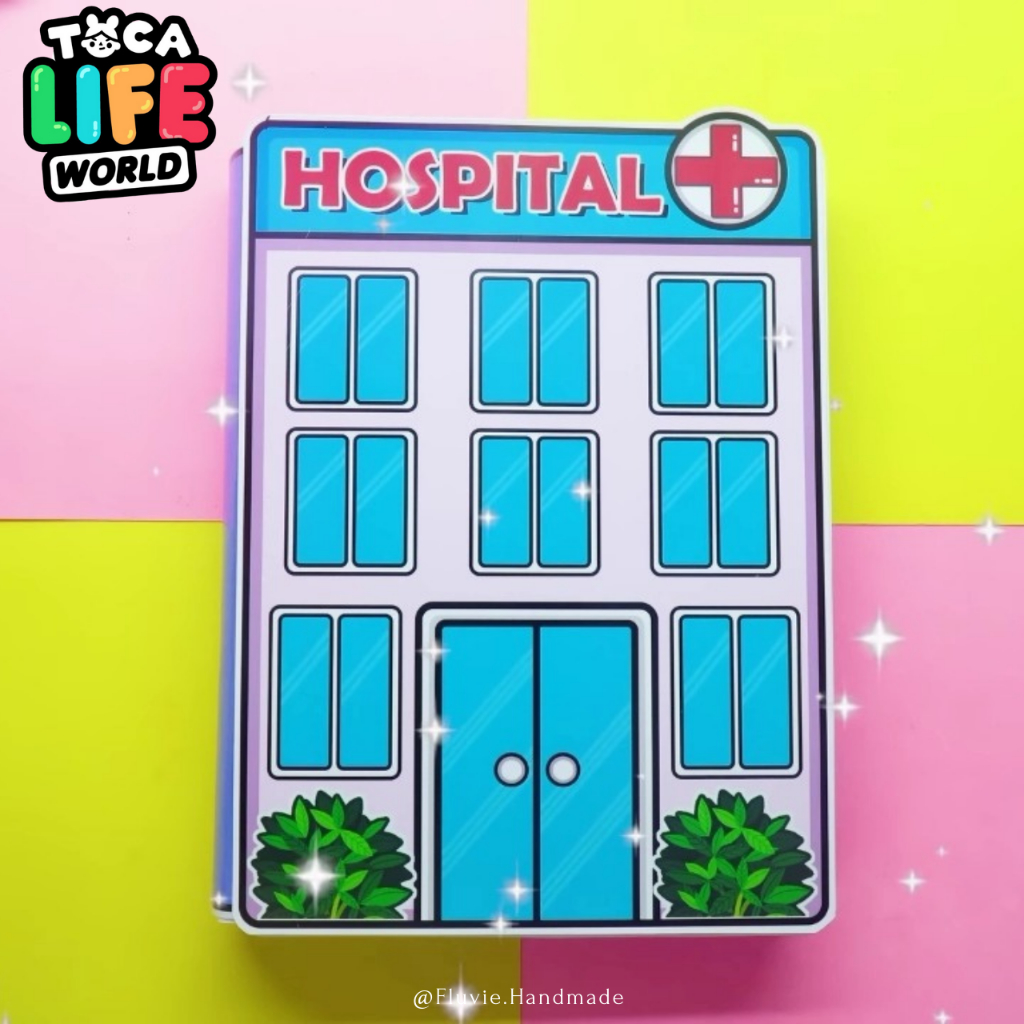 Jual Toca Boca Hospital Paper Doll Quite Book | Shopee Indonesia