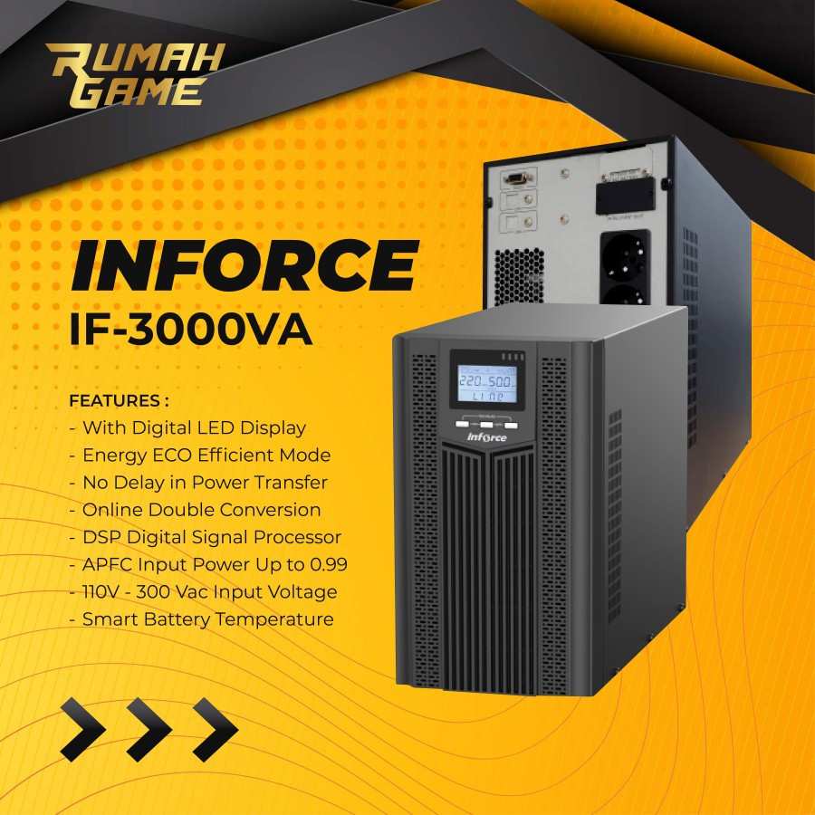 Jual INFORCE UPS IF 3000WA Stabilizer UPS 3000VA Komputer | Shopee ...