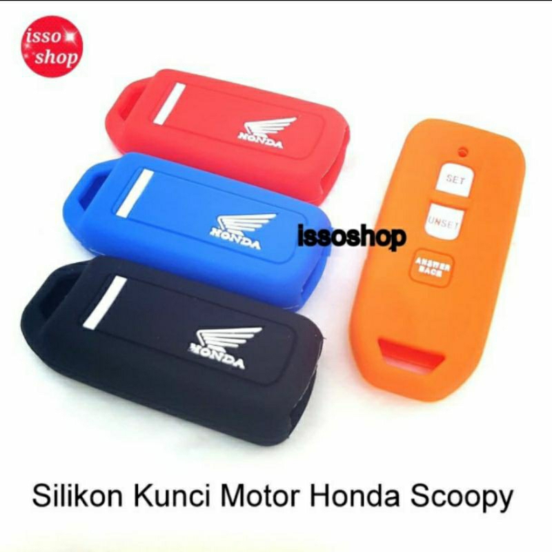 Jual Silikon Kunci Motor Scoopy Cover Kunci Motor Honda Cover Keyless ...