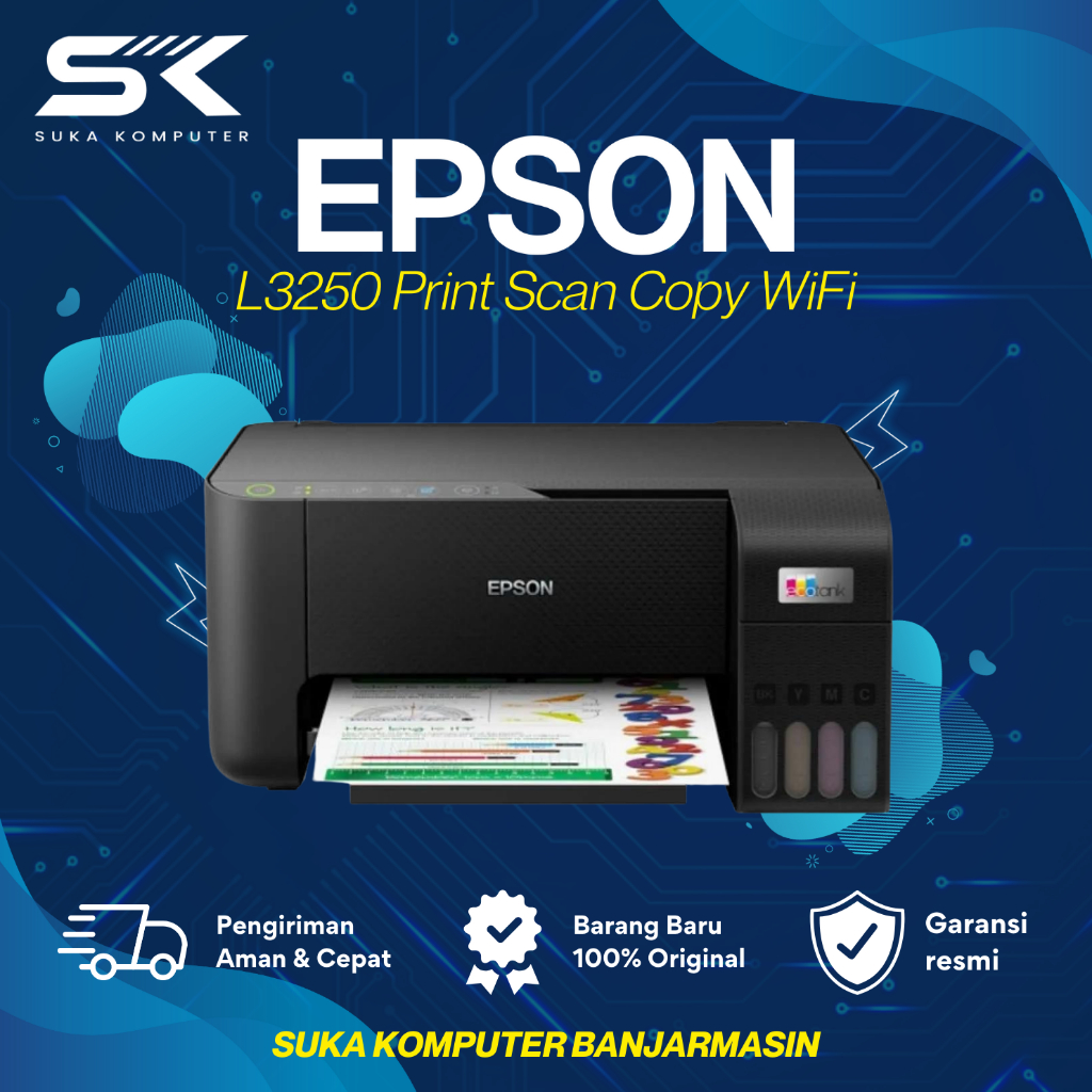 Jual Printer ALL IN ONE Epson L3250 Print Scan Copy Wifi | Shopee Indonesia