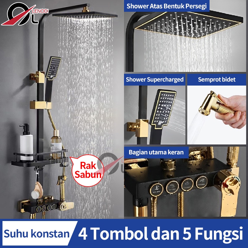 Jual Shower Kamar Mandi 4 Dalam 1 tampilan digital suhu konstan Set ...