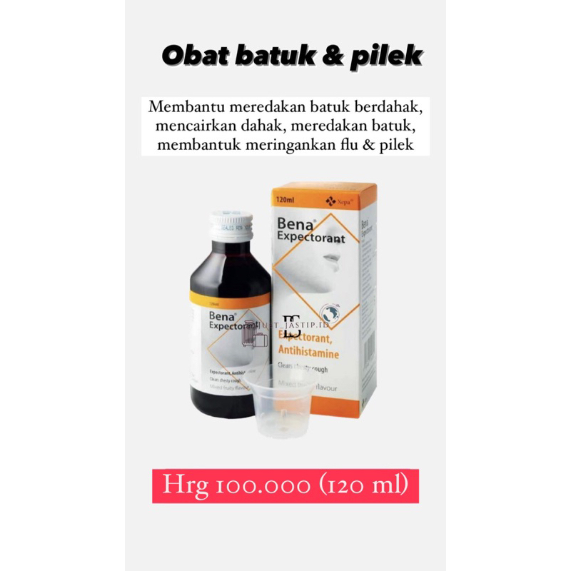 Jual bena expectorant (PO PENANG) | Shopee Indonesia